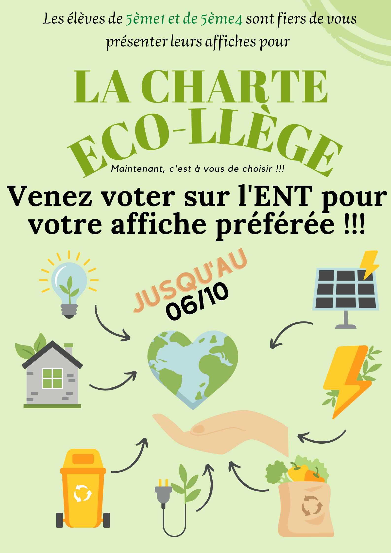 Votons pour la charte éco-llège !!! - Blog public - COLLEGE GEORGE VILLE Votons pour la charte éco-llège !!! - Blog public - COLLEGE GEORGE VILLE